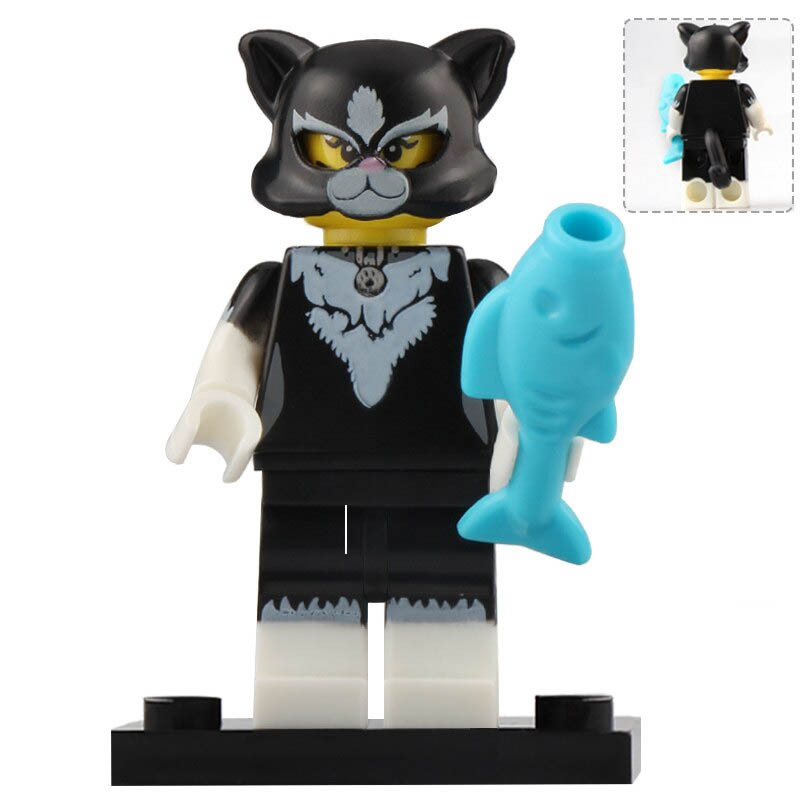 Cat Costume Girl Cartoon Series 18 Custom Minifigures Lego Compatible ...