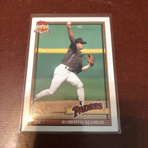 1991 topps 40 years of baseball Roberto Alomar #315 Padres - Trading ...