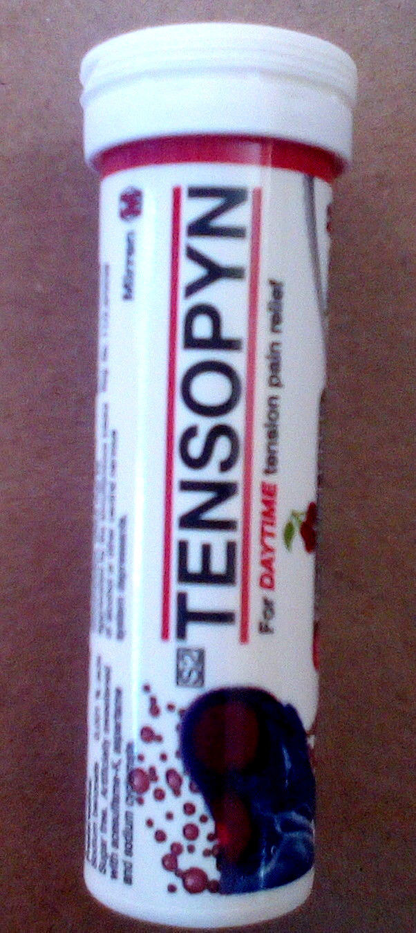 Tensopyn For Tension Pain Relief, 18 Effervescent Tables - Pain & Fever ...