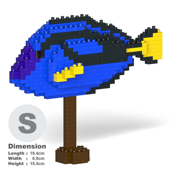 Regal Tang Fish Sculptures (JEKCA Lego Brick) DIY Kit - Building Toy ...