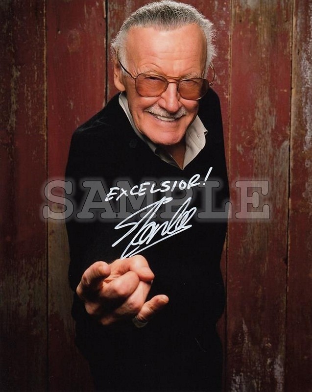 Stan Lee autographed 8x10 autographed RP photo Entertainment ...
