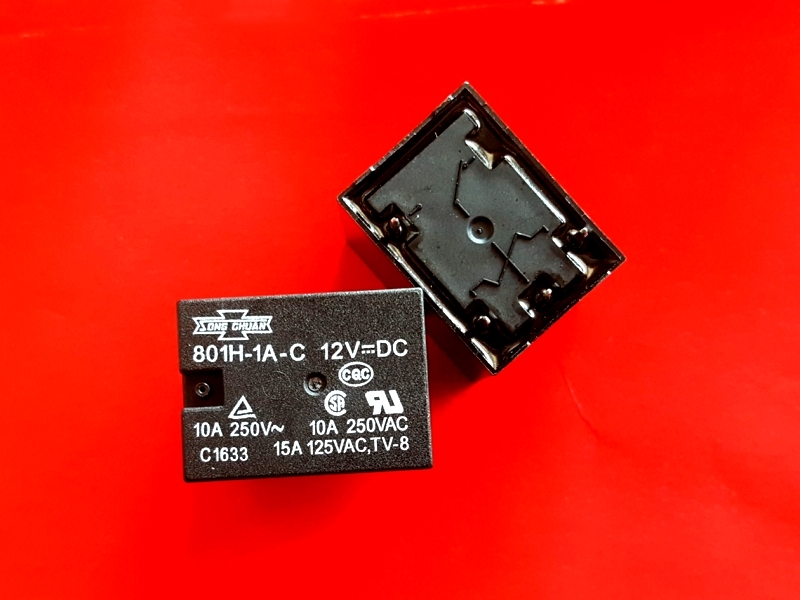 801H-1A-C, 12VDC Relay, SONG CHUAN Brand New!! - Other