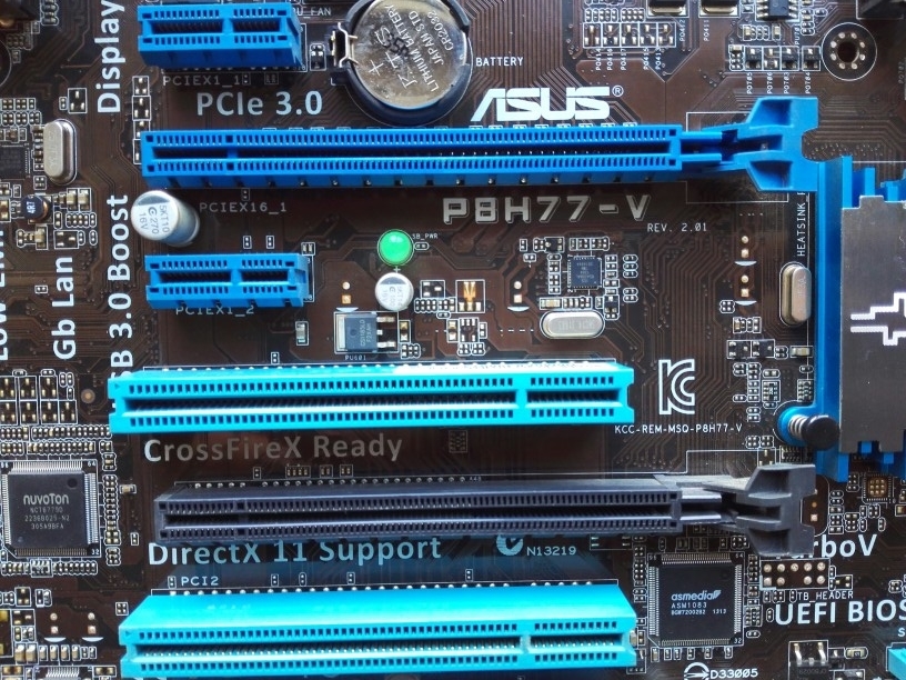 ASUS P8H77-V Chipset Intel H77 LGA1155 HDMI And VGA DVI DP Motherboard - Motherboards