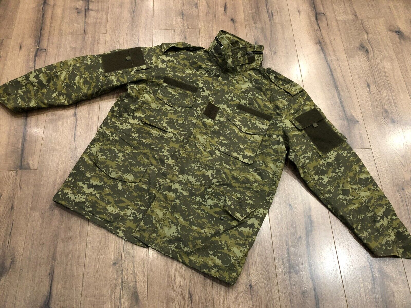 KOSOVO ARMY FSK MILITARY DIGITAL CAMO LIGHT WINTER JACKET COAT ...