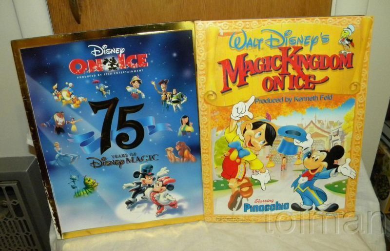 2-Disney On Ice programs-75 years, & starring Pinocchio - Programs ...