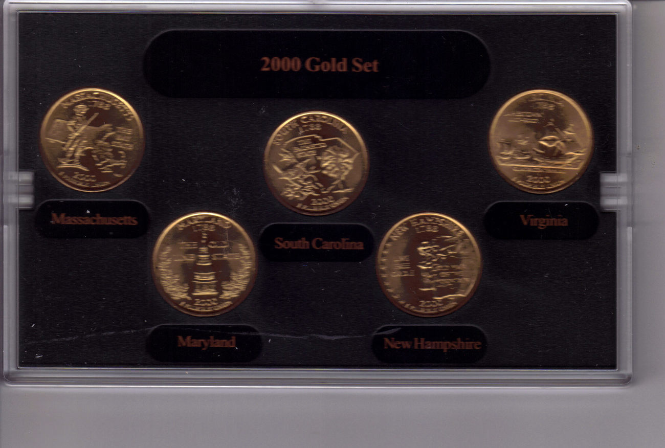2000 GOLD EDITION STATE QUARTER COLLECTION - State Quarters (1999-2008)