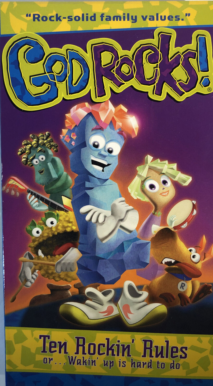 God Rocks! Ten Rockin' Rules(VHS 2002)TESTED-RARE VINTAGE COLLECTIBLE ...