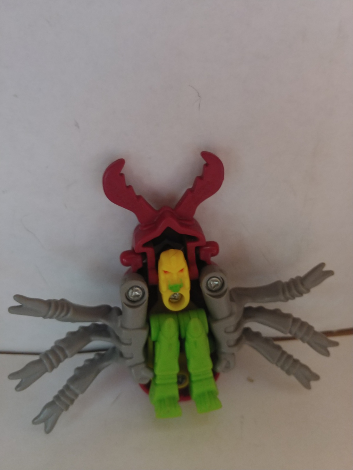 1996 Hasbro Takara Microman Bug Beetle Transformer Plastic Vintage Red ...