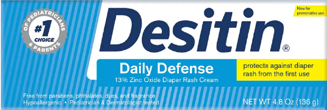 Destin Daily Defense 13% Zinc Oxide Diaper Rash Cream 4.8oz - Skin Care