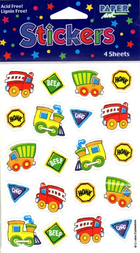 Paper Art Around Town 80 Count Sticker Set - Stickers