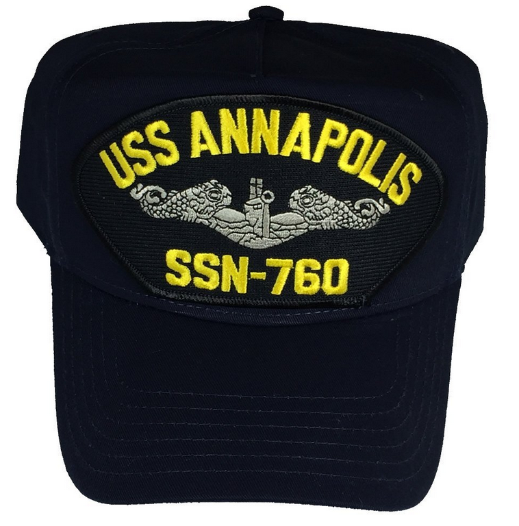 USS ANNAPOLIS SSN-760 HAT USN NAVY SUBMARINE LOS ANGELES CLASS BORN ...