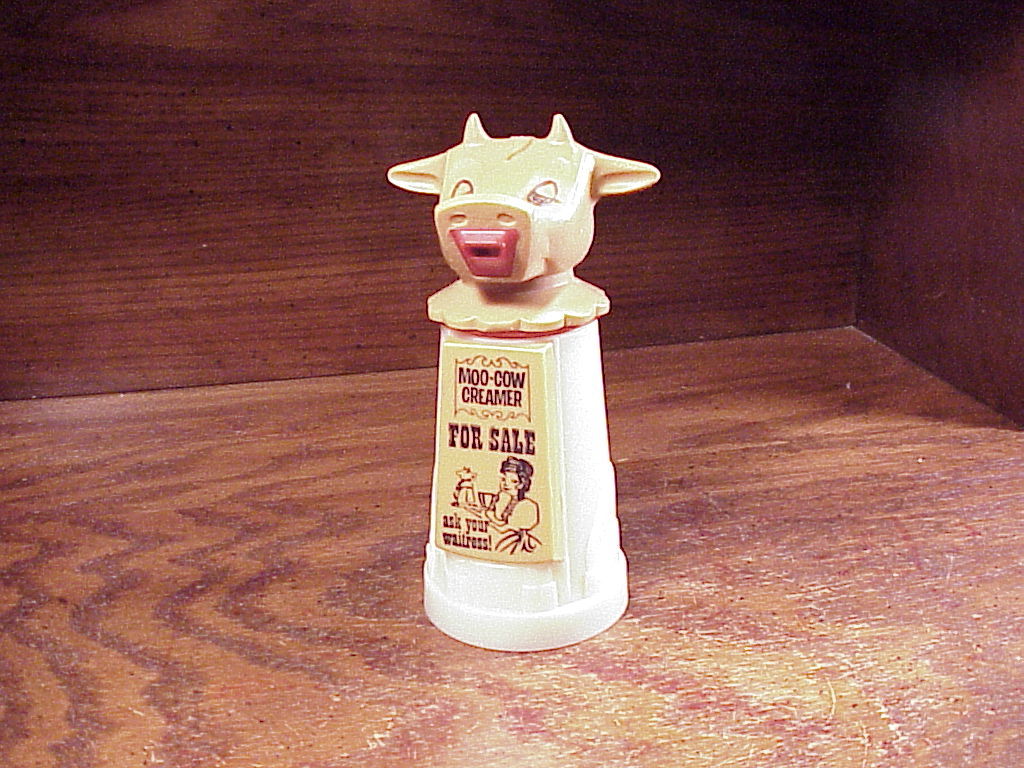 Moo-Cow For Sale Ask Your Waitress Promotional Plastic Cow Creamer ...
