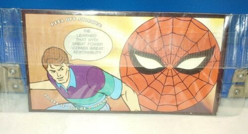 1995 MARVEL SPIDERMAN POG STICKERS (DRAKES PROMOS) #-SPIDERMAN & PETER ...