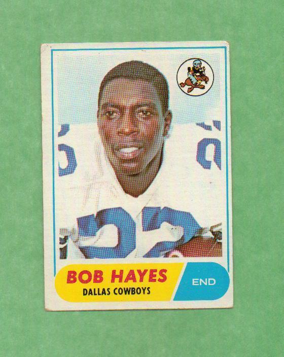 1968 Topps Bob Hayes Cowboys - Trading Card Singles