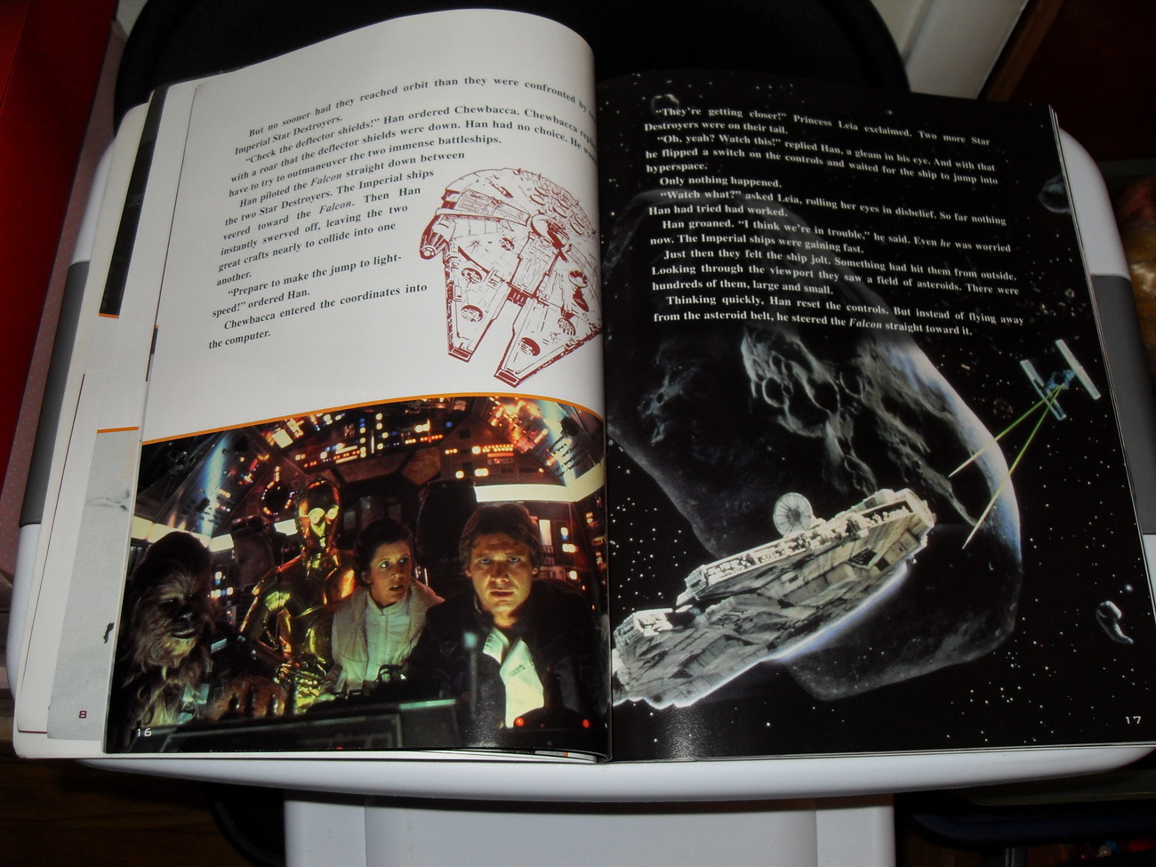 1997 Star Wars The Empire Strikes Back Storybook - V:Empire Strikes Back