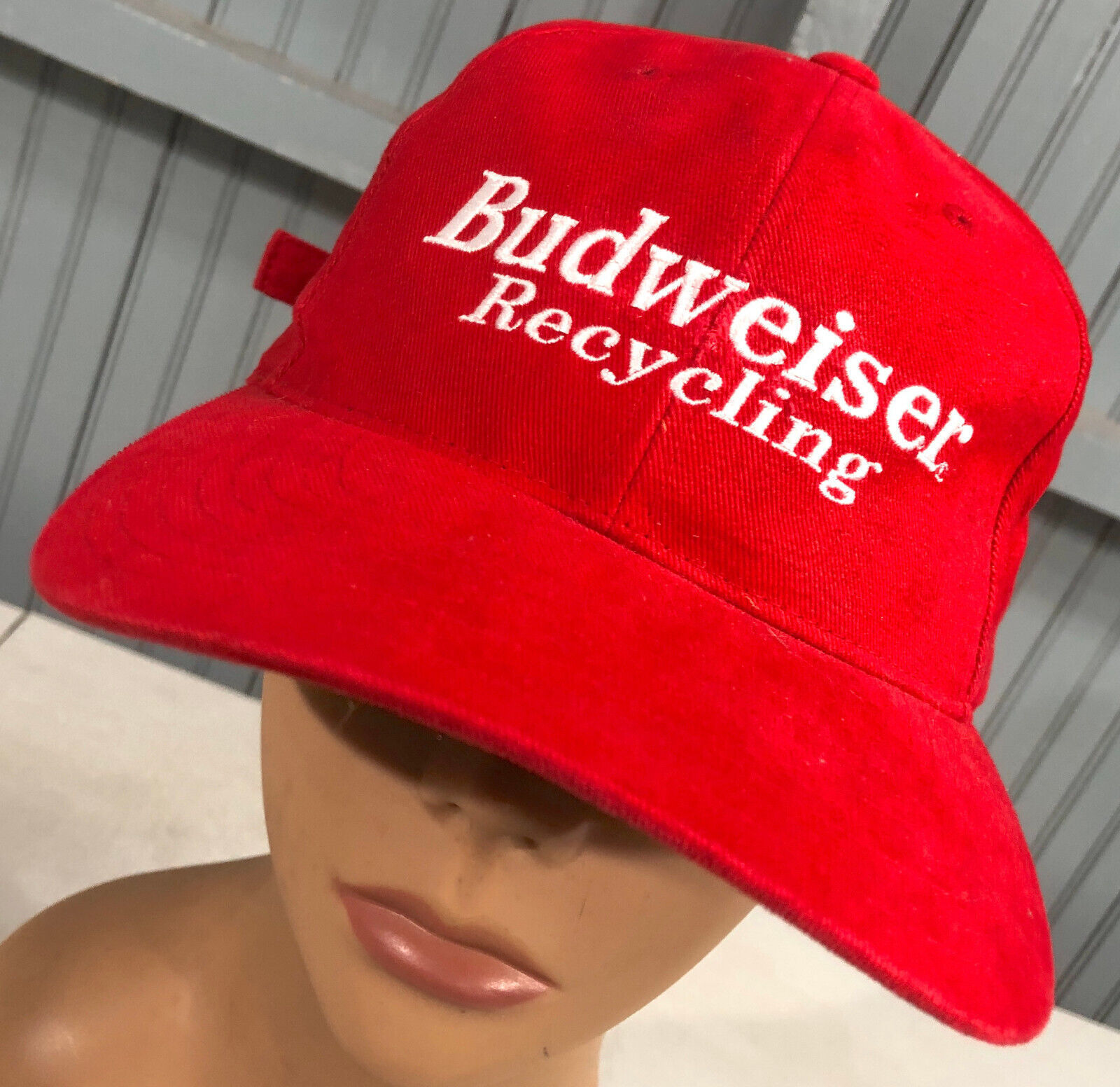 Budweiser Recycling 1999 ISRI Anheuser Busch Baseball Cap Hat Strapback ...