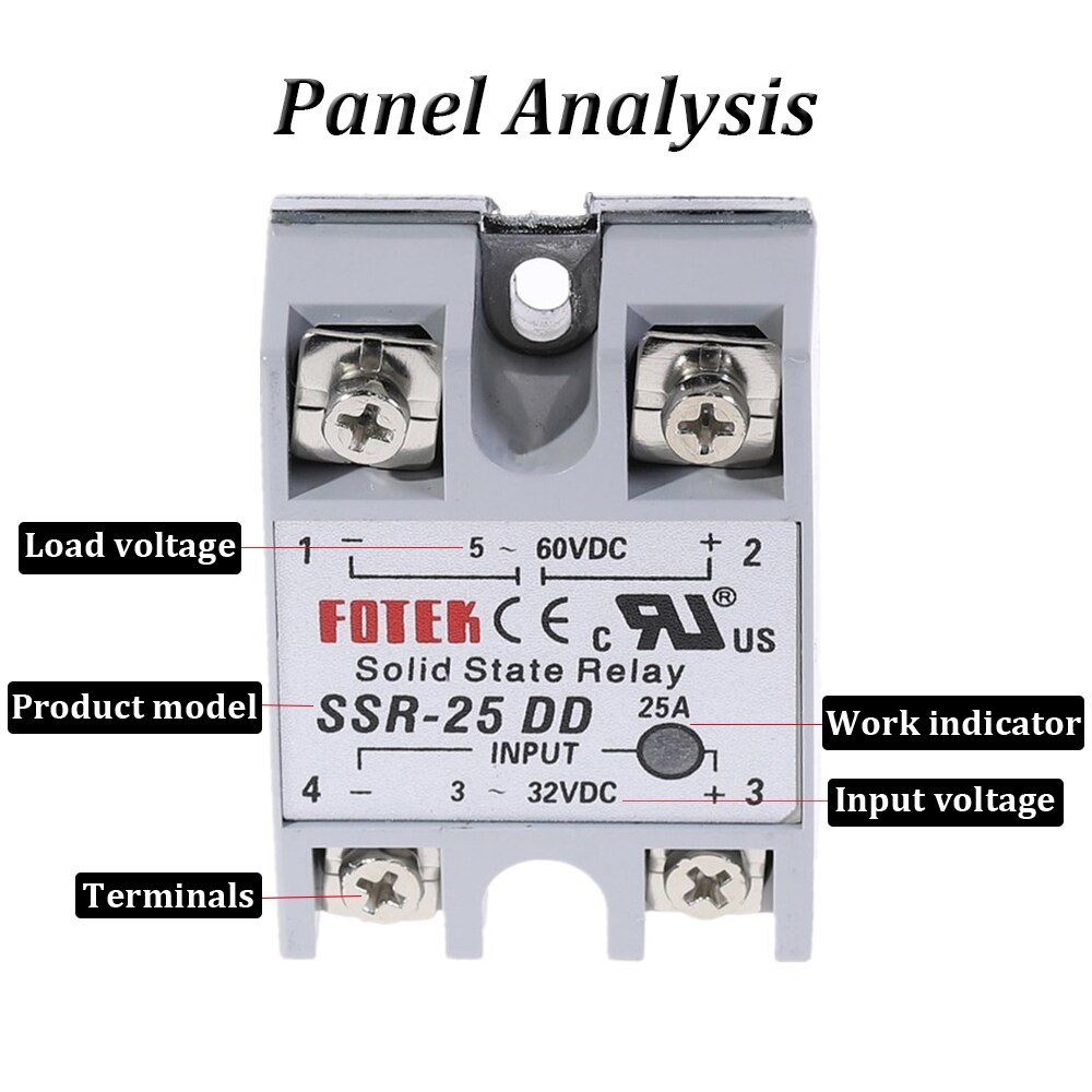 Workshop Tools Solid State Relay SSR-10DD SSR-25DA SSR-40DA SSR-40AA ...