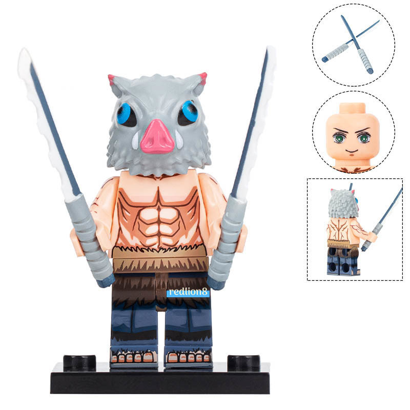 Inosuke Hashibira Demon Slayer Kimetsu no Yaiba Lego Compatible ...