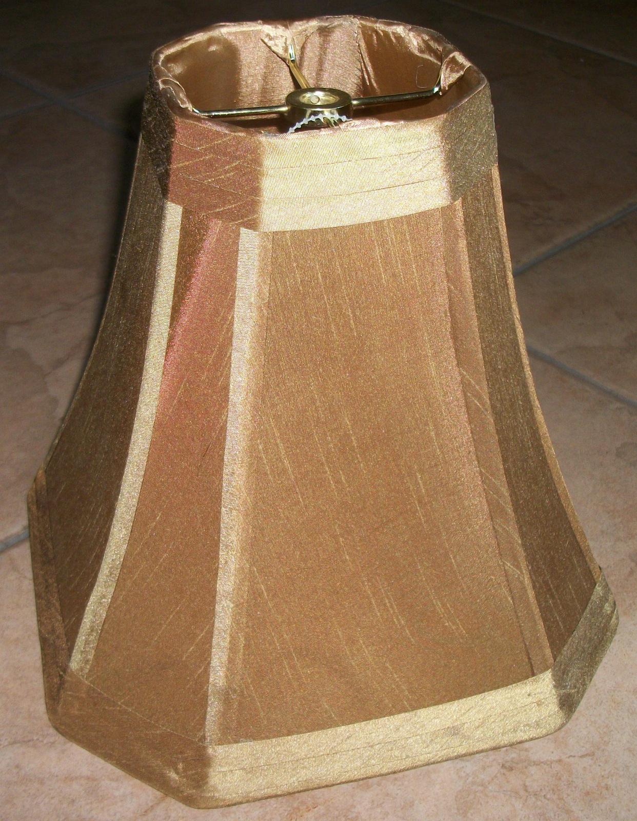 lamp shade octagon shape nwot light brown/beigh - Lamps, Lighting ...