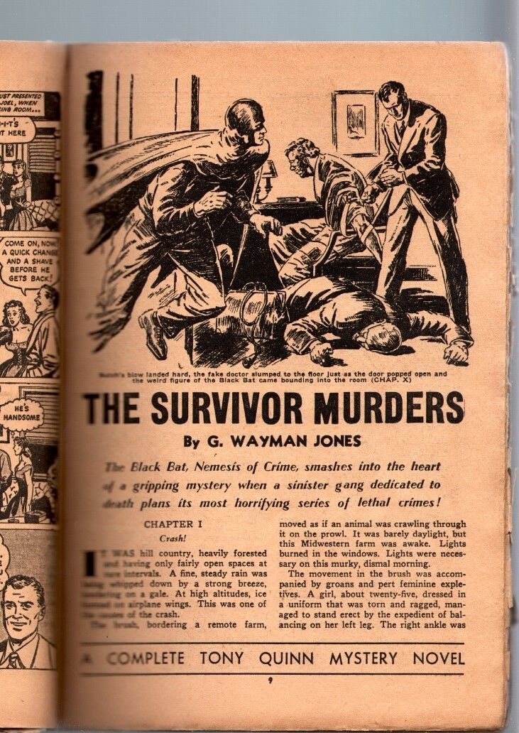 BLACK BOOK DETECTIVE 1946 SUM-BLACK BAT-PULP-HERO PULP-RARE G - Comic ...