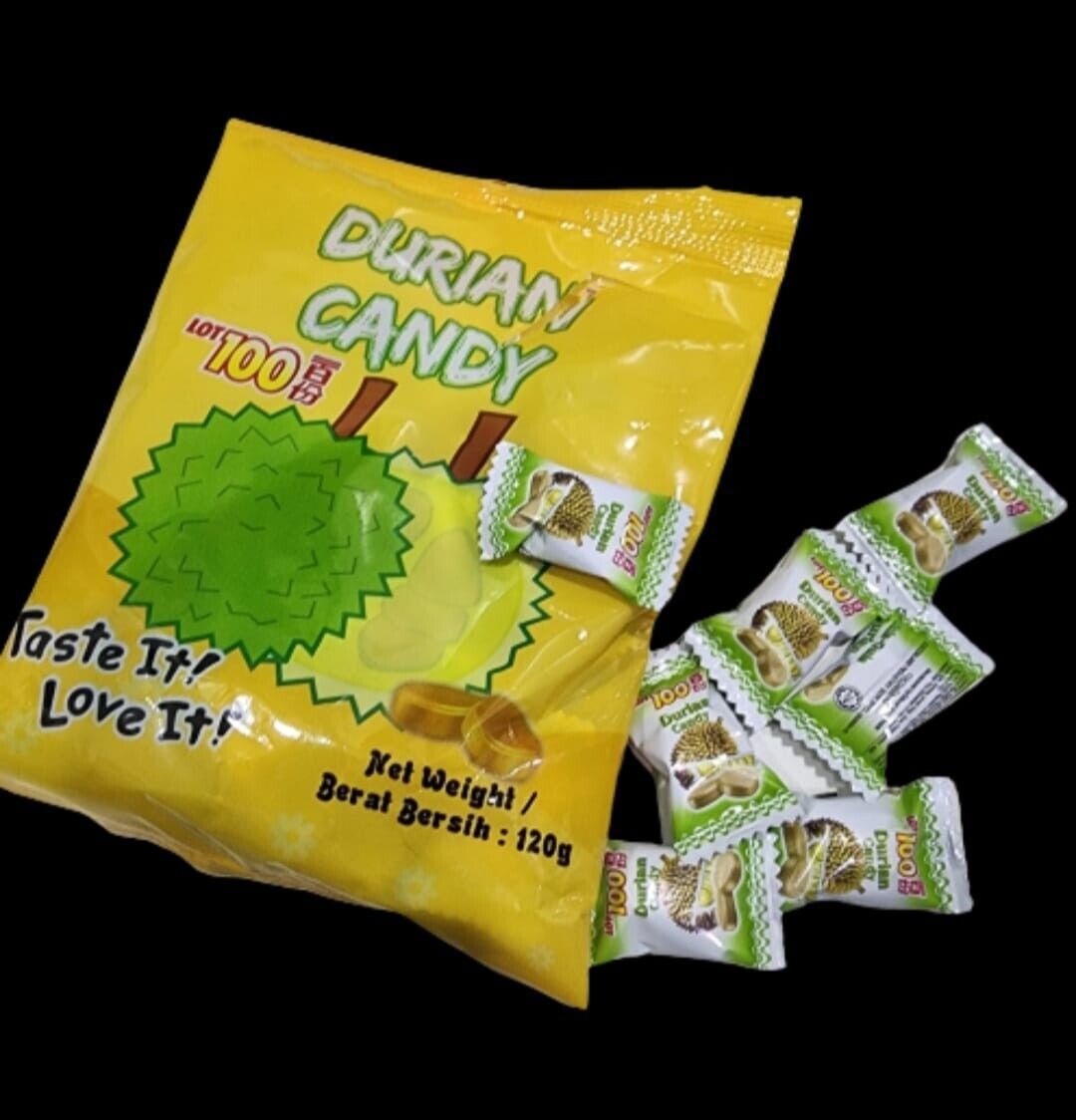6 packs x 120g Lot 100 Durian Candy Taste It Love It - Fast shipment by ...