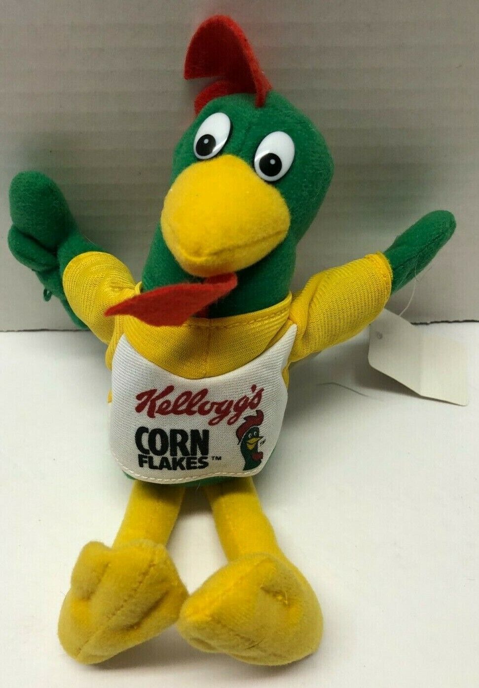Kellogg's CORN FLAKES 9 1/2" Cornelius Bean Bag Rooster Chicken Plush ...