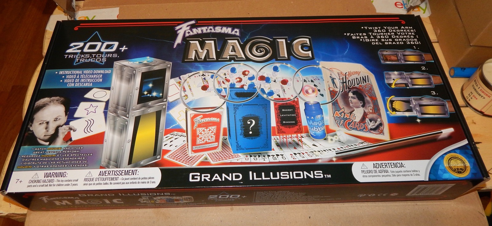Fantasma Magic Grand Illusions Kit 200 Tricks Tours Trucos Houdini ...
