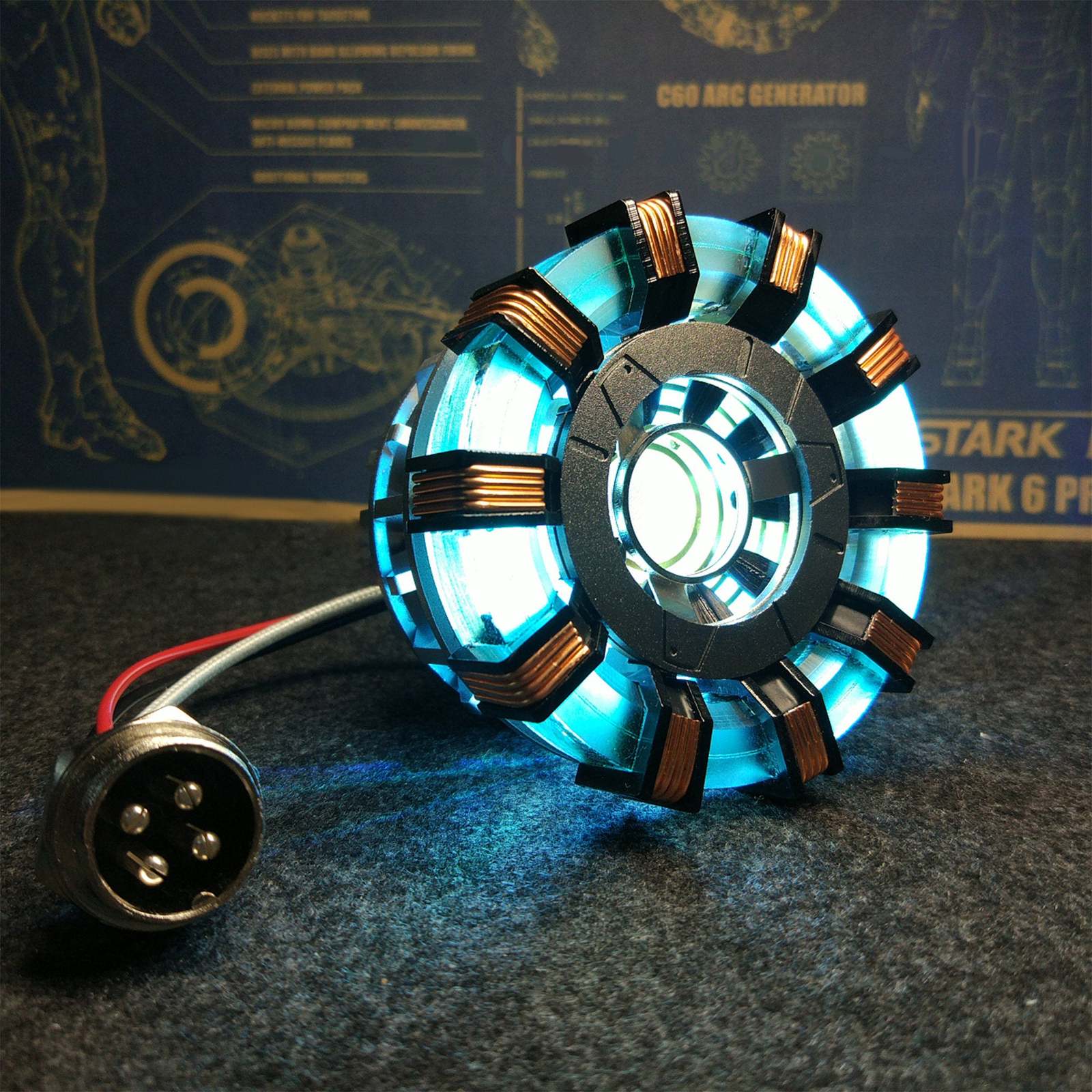 Iron Man Arc Reactor Model Lamp,The Avengers Tony Stark MK 2 Heart1 ...
