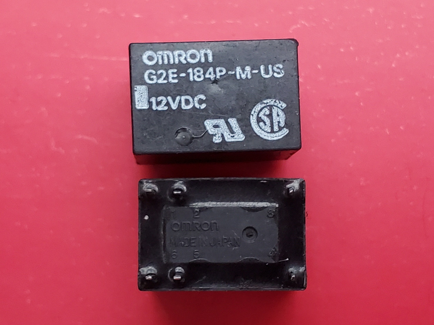 G2E-184P-M-US, 12VDC Relay, OMRON Brand New!! - Other