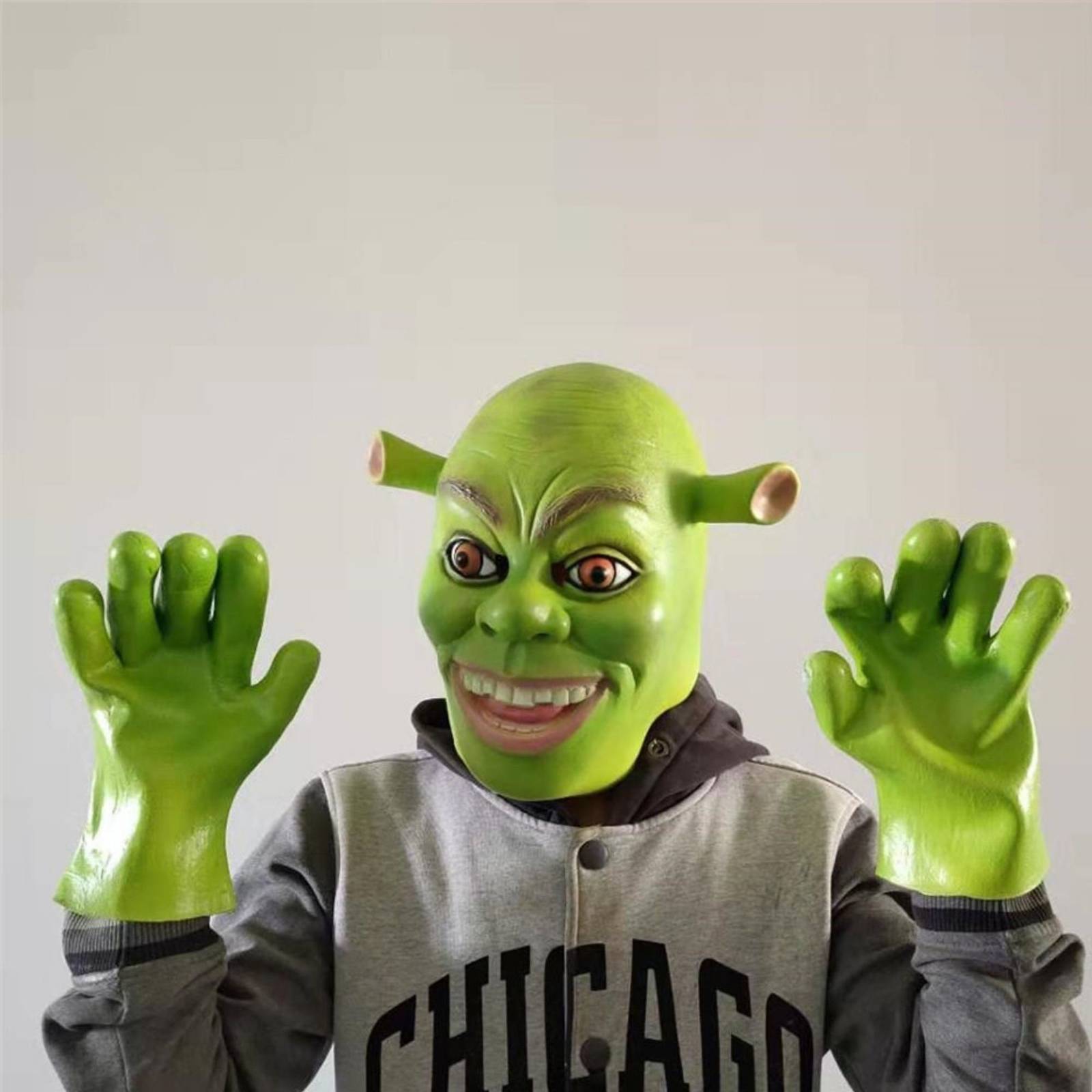 All Saints' Day,Halloween Horror latex Shrek Mask Masquerade dance film ...