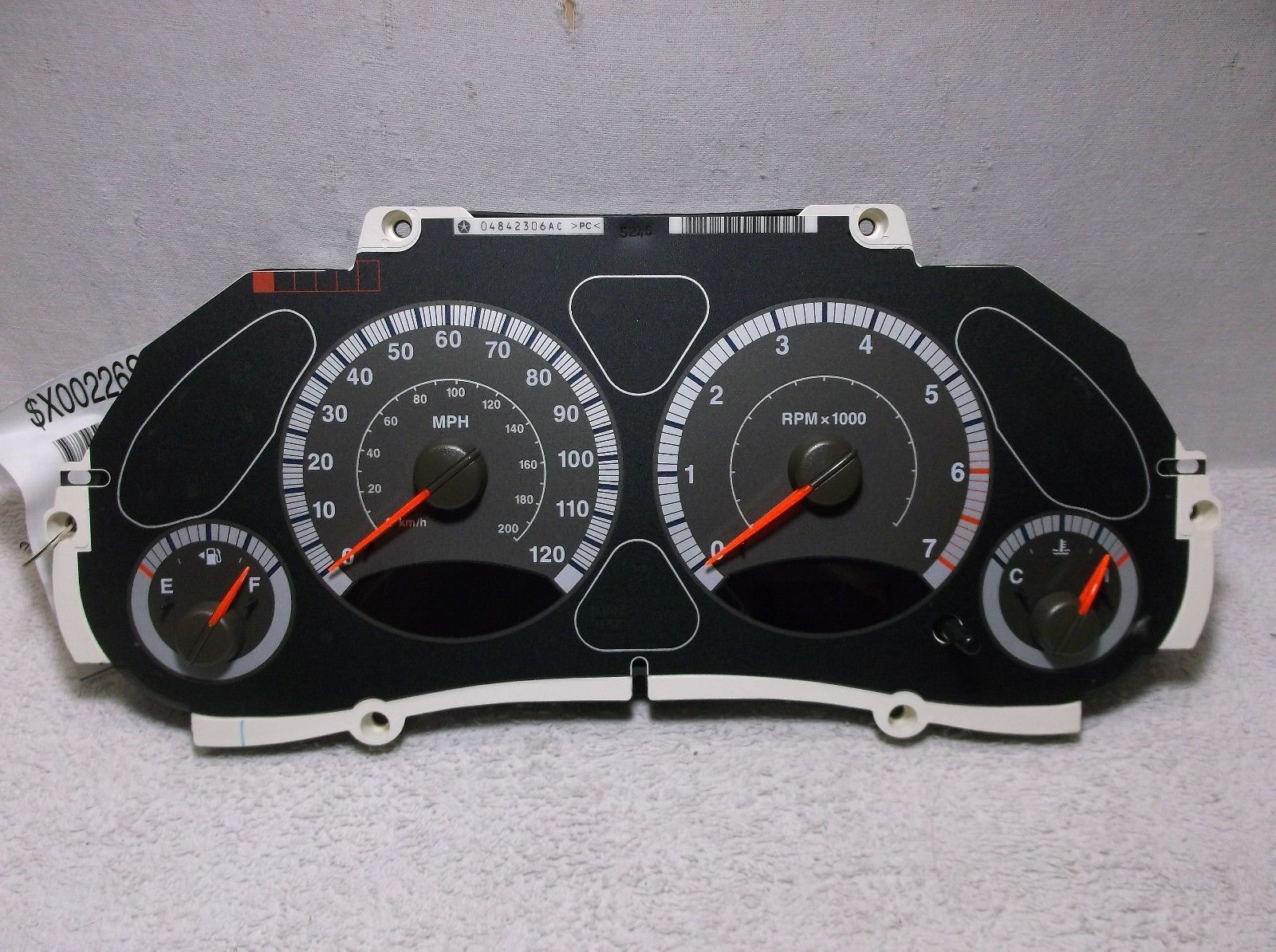 2006..06 JEEP LIBERTY 72K SPEEDOMETER/INSTRUMENT/GAUGE/CLUSTER/SPEEDO ...