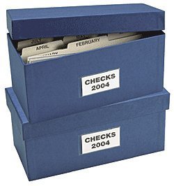 ABC Check Storage Box w/ 12 Dividers, 5"x 9 3/4"x 4 3/8", Blue - Set of ...