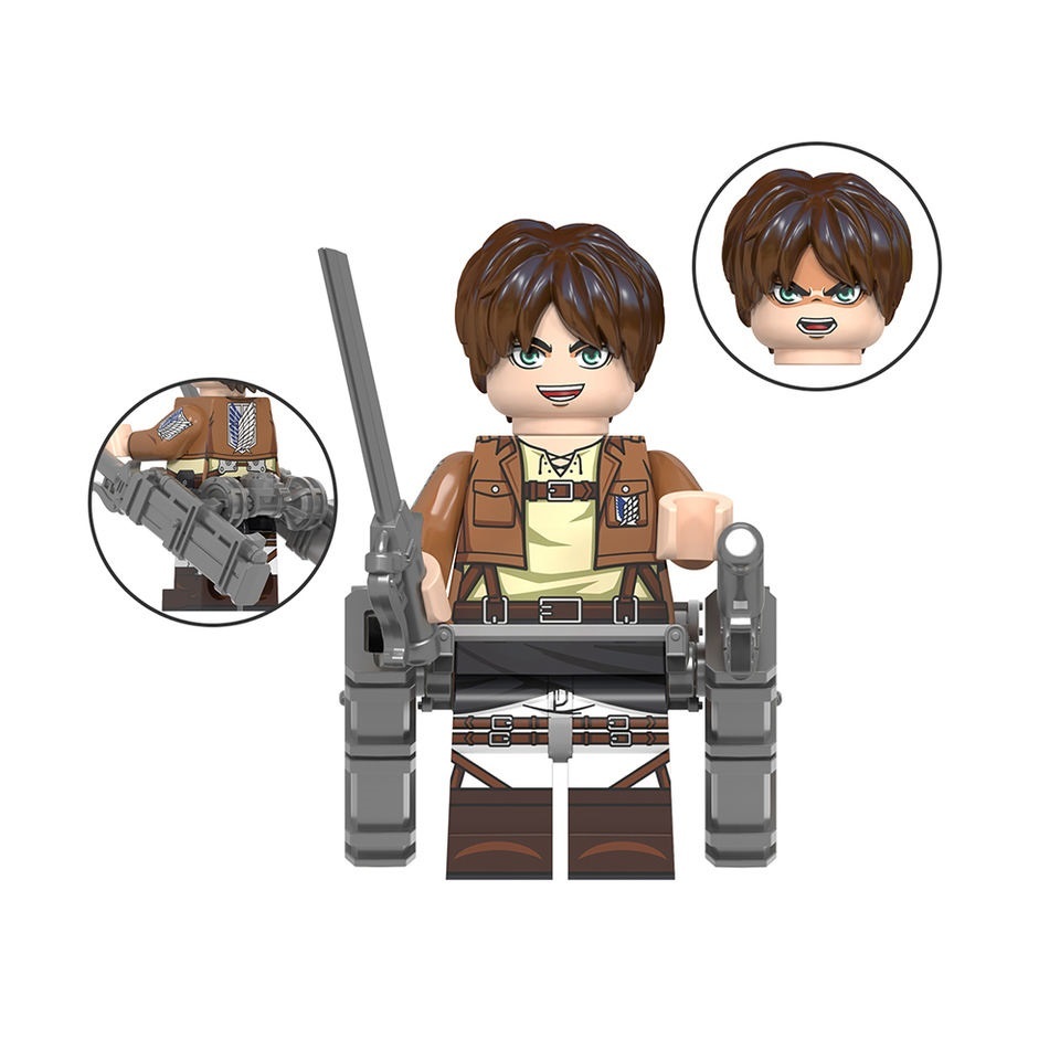 Eren Jaeger (Scout Regiment) Attack on Titan Minifigures Building ...