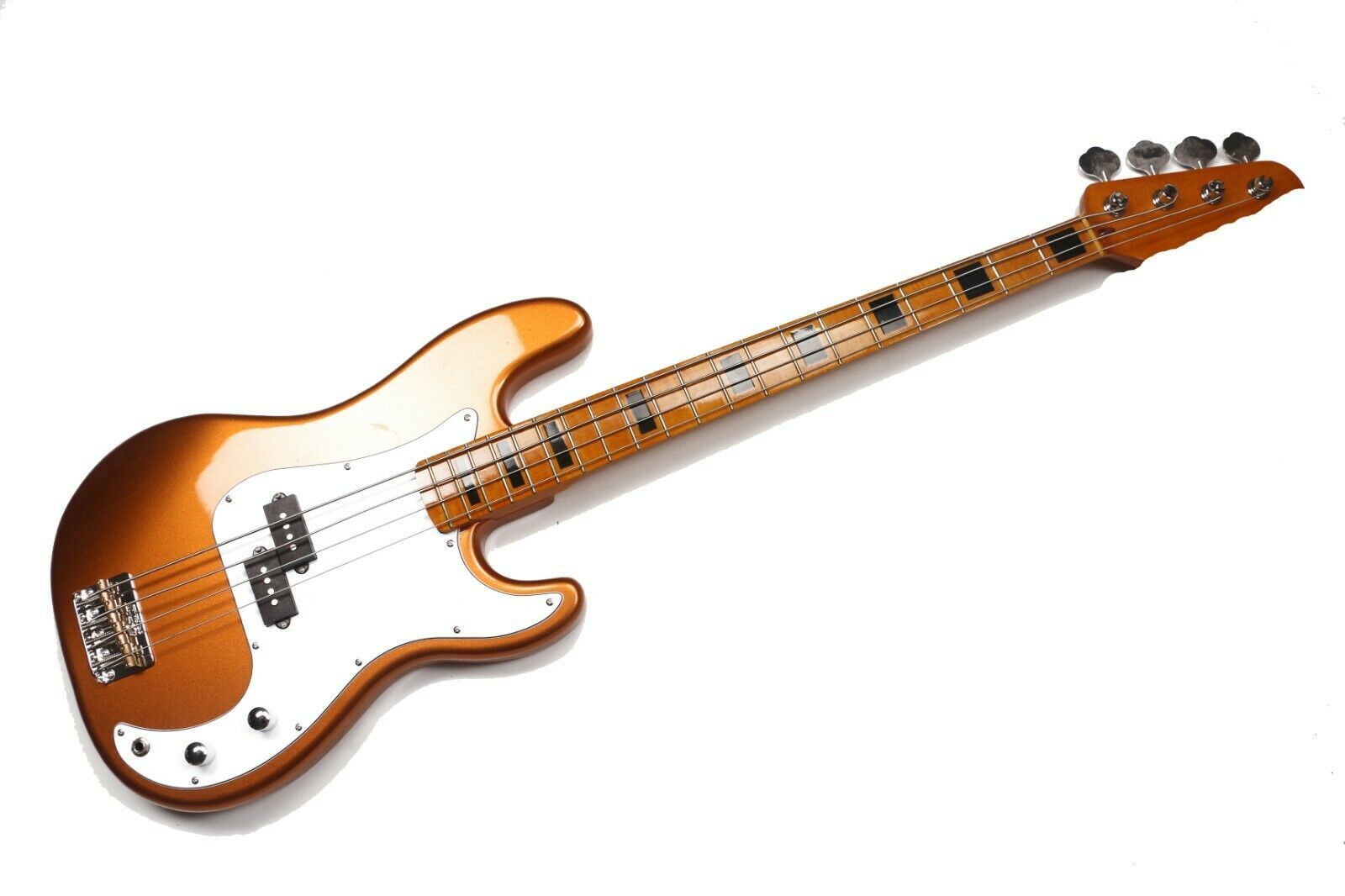 MUSOO BRAND 4 string electric bass in yellow color - Bass Guitars