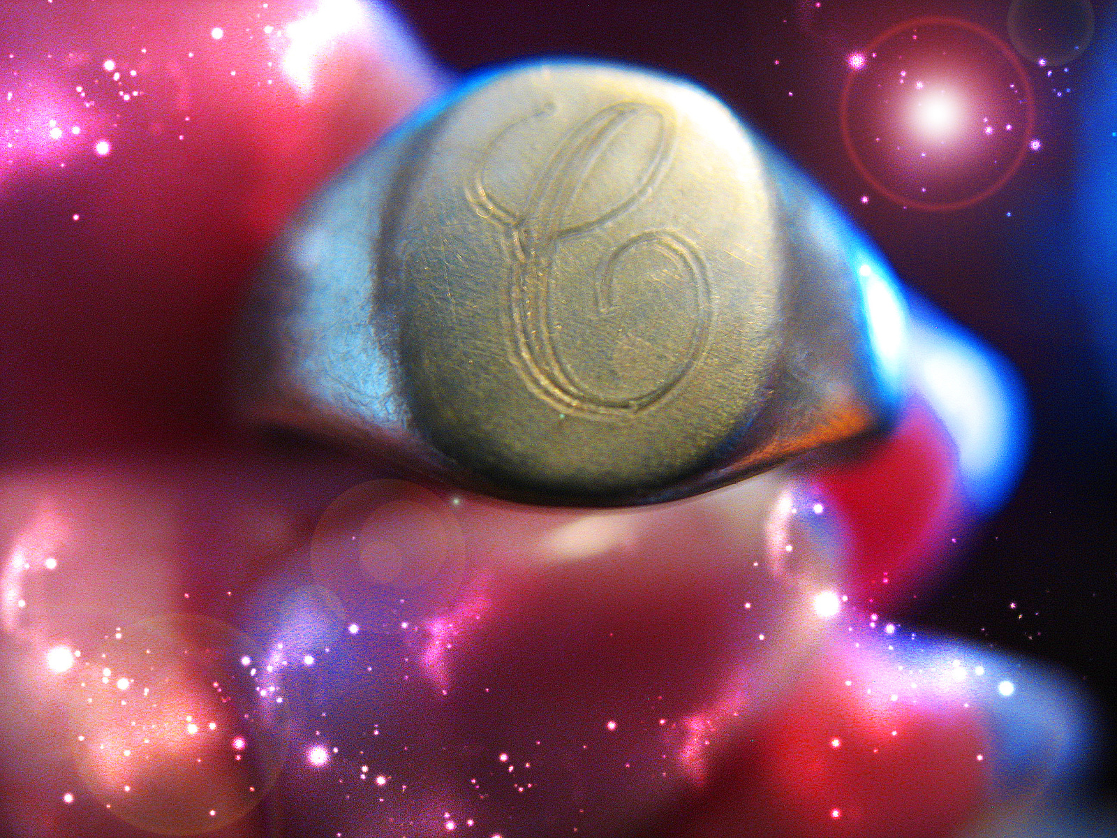 HAUNTED RING ALEXANDRIA'S MOTHER'S MONOGRAMMED RING MAGICK KEY MAGICK ...