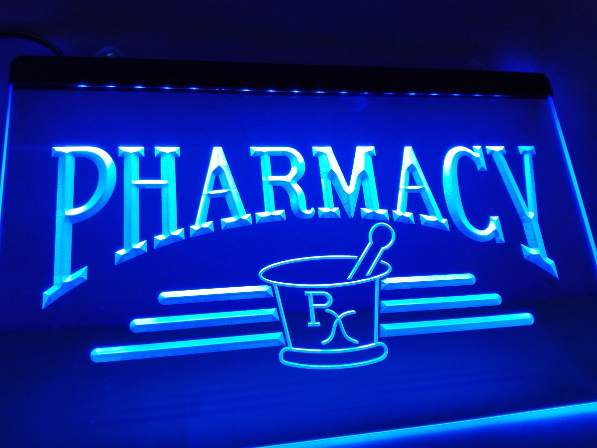Pharmacy Compounding RX LED Neon Light Sign Home Decoration Shop, Craft ...