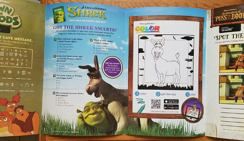 Denny's Restaurant SHREK, Dawn of the Croods and 15 similar items