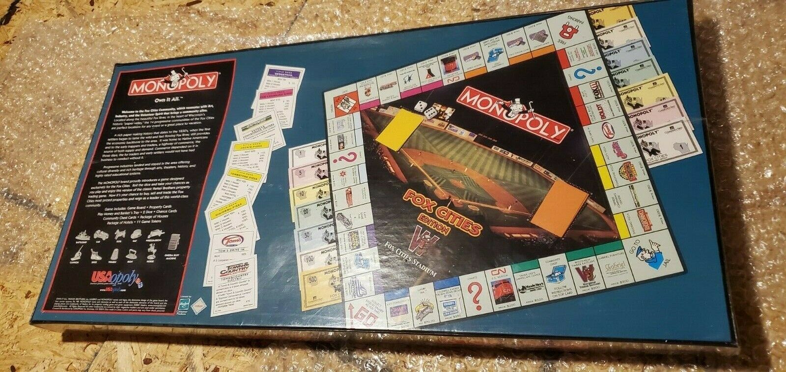 USAOpoly Monopoly Monopoly - Fox Cities Edition Box SW - Contemporary ...