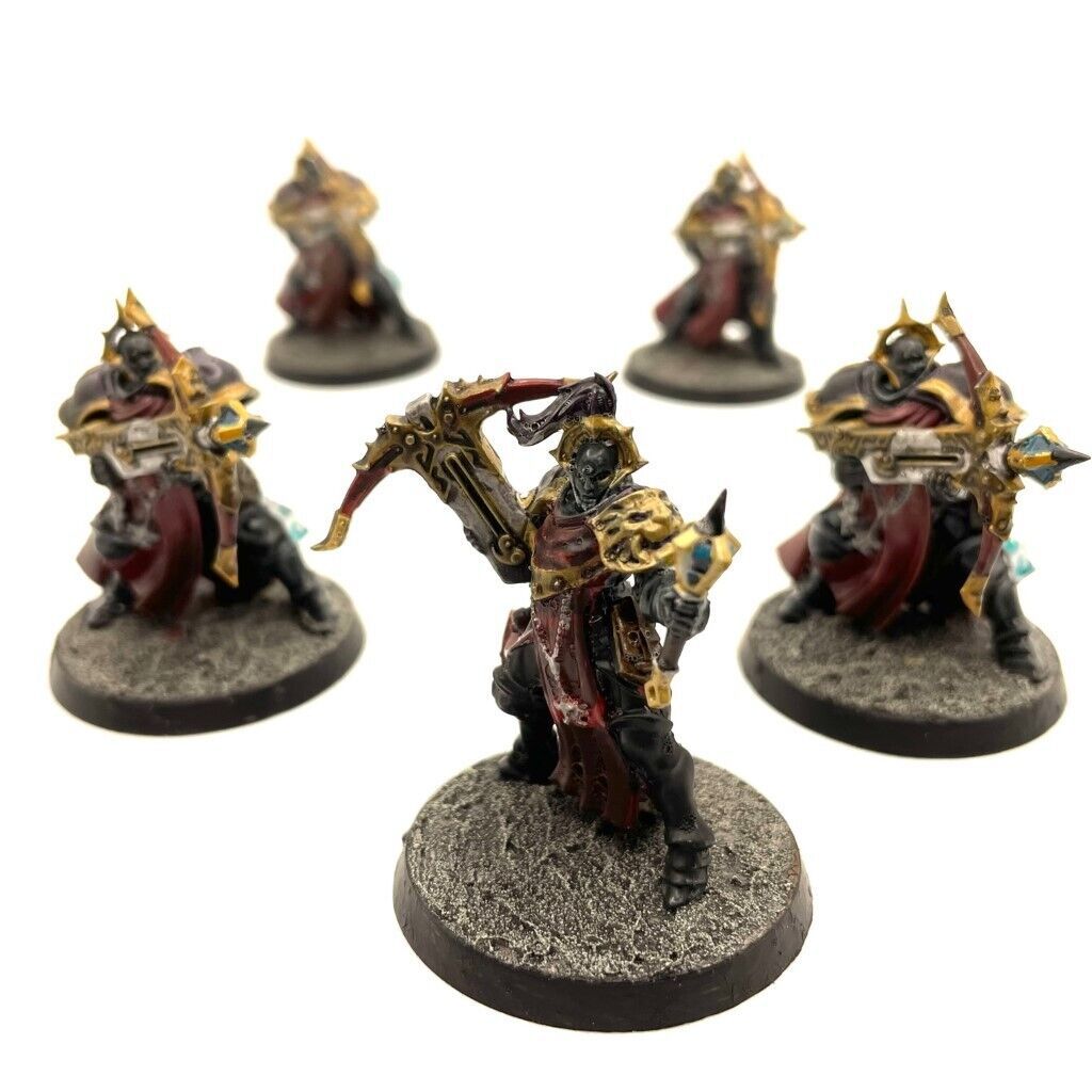AoS Stormcast Eternals Castigators 5x Hand Painted Miniature Plastic ...
