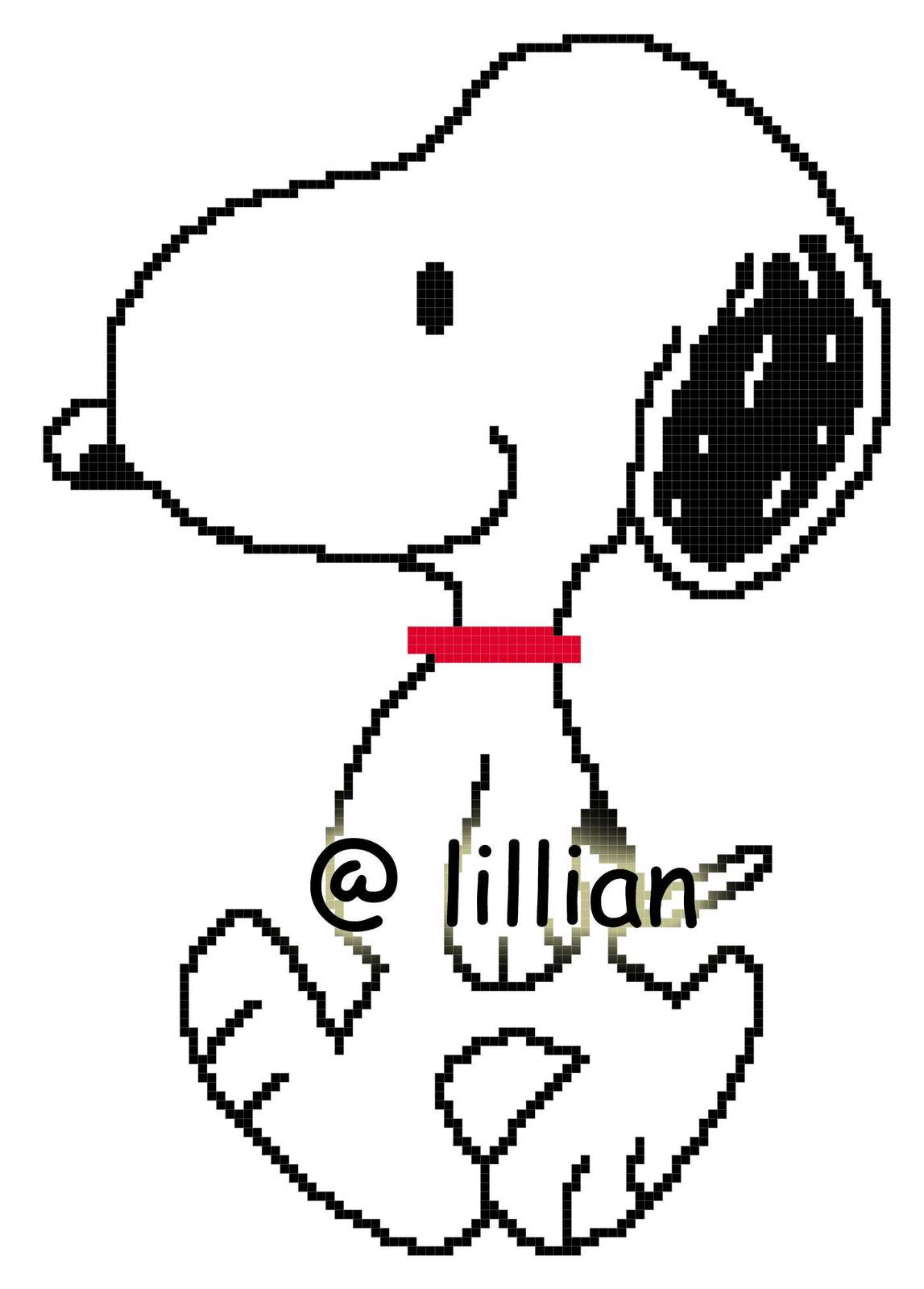 SNOOPY Cross Stitch Pattern - Hand Embr Patterns & Magazines