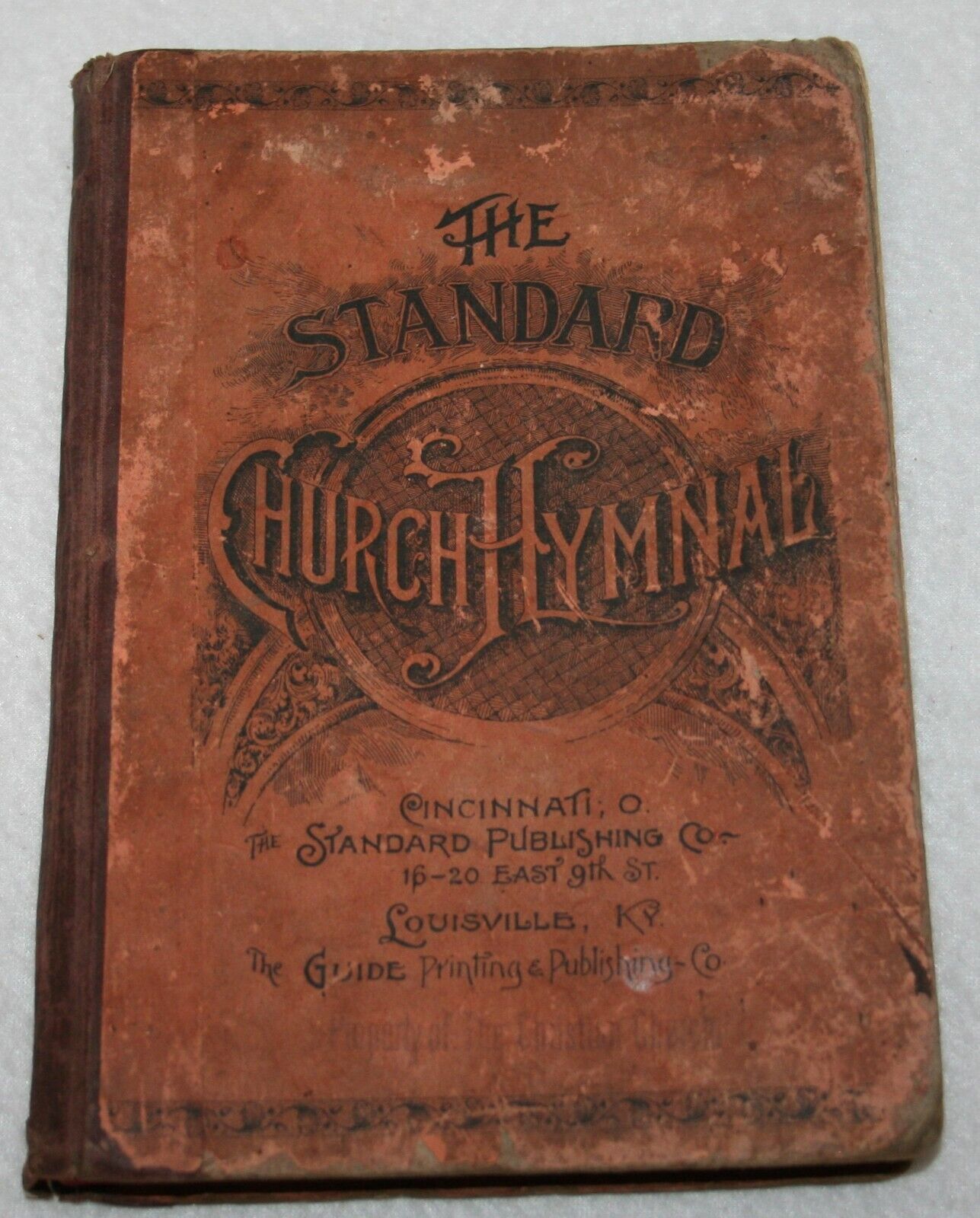 Victorian Era 1888 THE STANDARD CHURCH HYMNAL Songbook Antique HC RARE ...