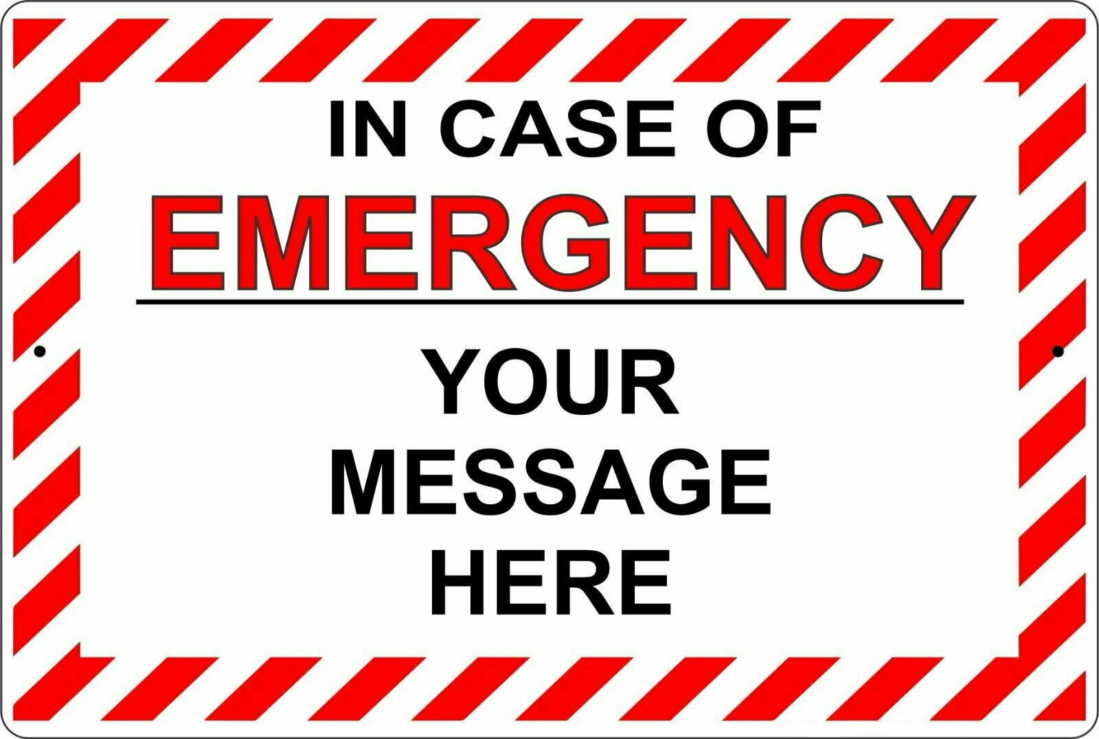 Funny Tin Sign - In Case Of Emergency | Garage, Wall Decor, Bathroom ...