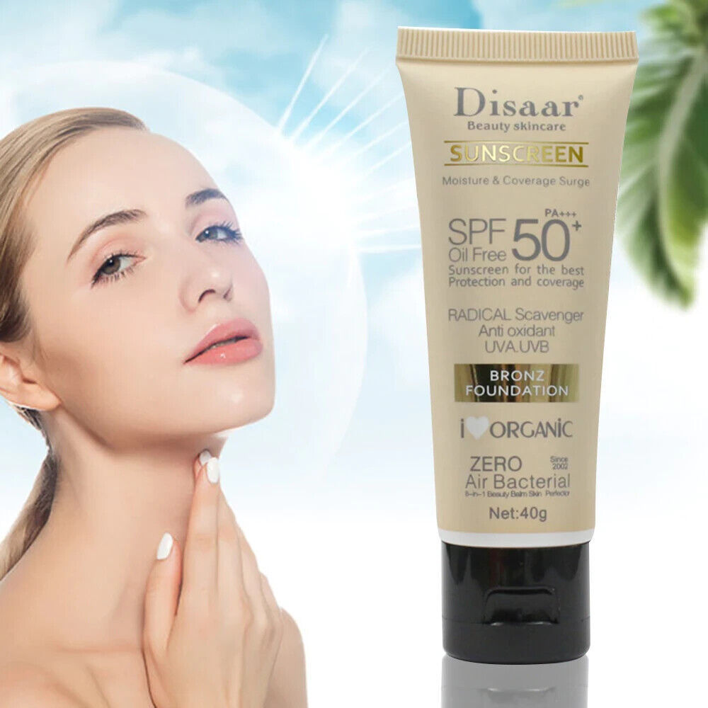 SPF 50 bronze foundation Sunscreen Face & Body Sun potection PA ...