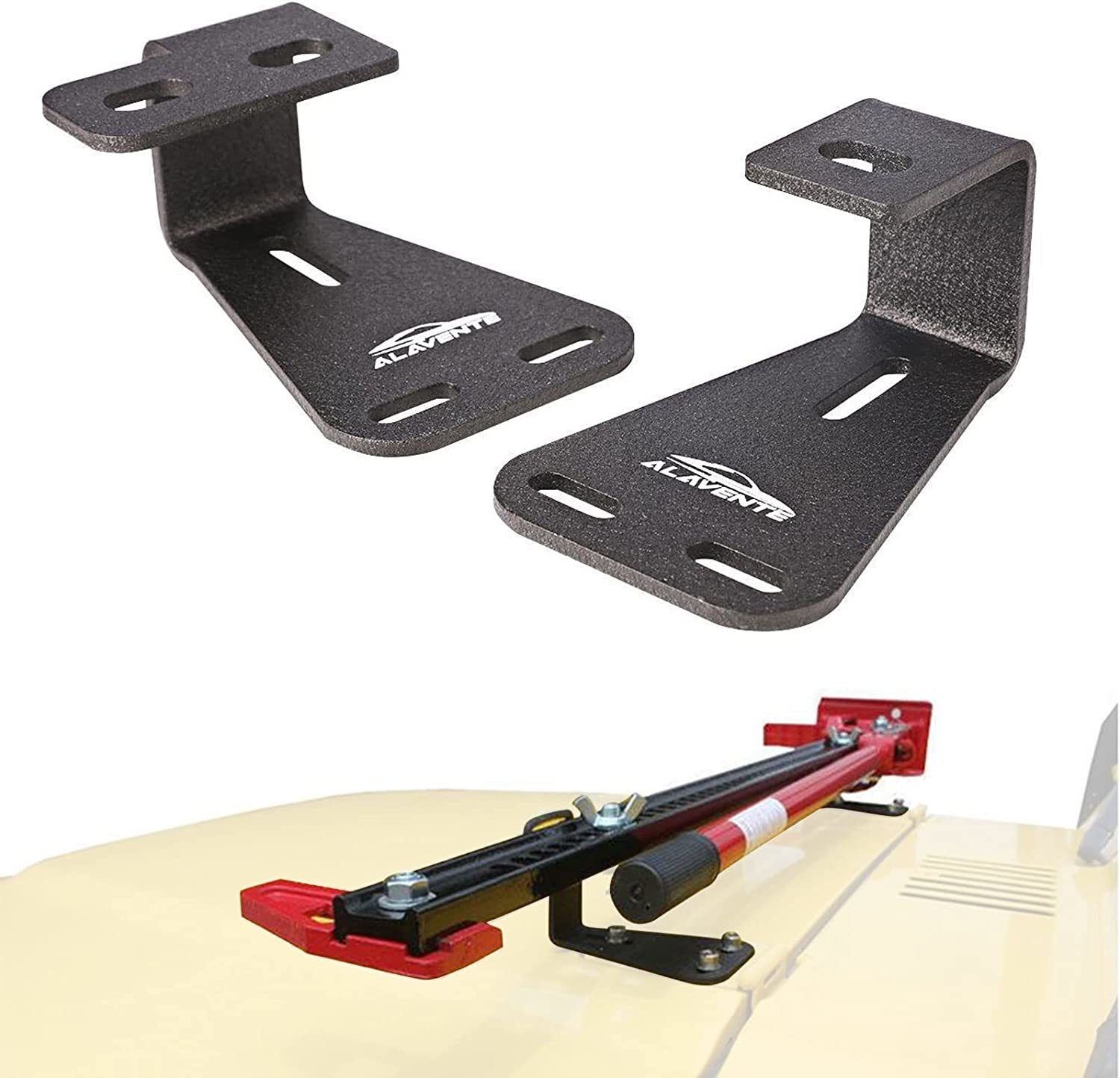 High Lift Jack Mount Hinge Mounting Hood Bracket for Jeep Wrangler CJ ...
