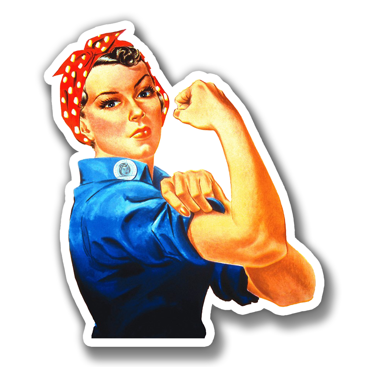 Rosie the Riveter Precision Cut Decal - Decals, Stickers & Vinyl Art