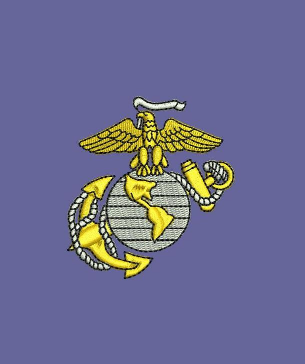 USMC Marines EGA 5sizes digitized filled embroidery design Digital ...