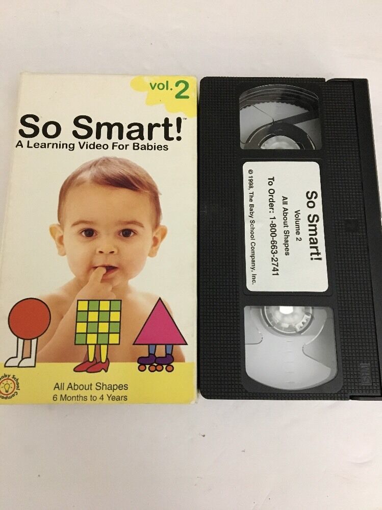 So Smart Shapes (VHS, 1999) Volumen 2-TESTED-RARE Vintage Collectible ...