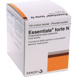 Essentiale Forte N 300mg - 100 Tablets - OTC dietary supplement ...