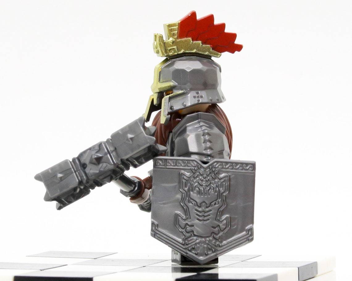 The Hobbit Heavy Armour Dain Ironfoot Minifigures Weapons Accessories ...