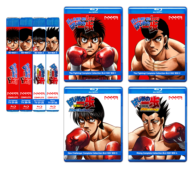 Hajime No Ippo Fighting Spirit Complete Bundle Bluray Set 1 127 English